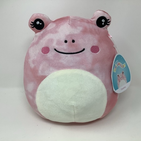 Squishmallows | Toys | Nwt Squishmallow Pink Fanina Frog 8 Plush Toy ...